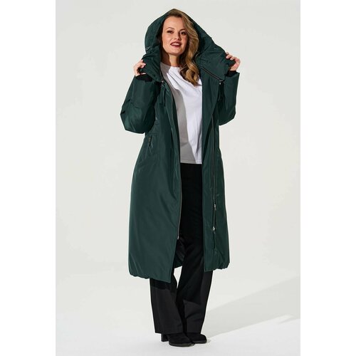 Куртка  D'IMMA fashion studio Аласси, размер 56, зеленый