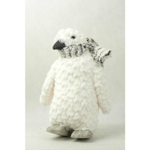 Фигурка декоративная Пингвин в шарфе ,