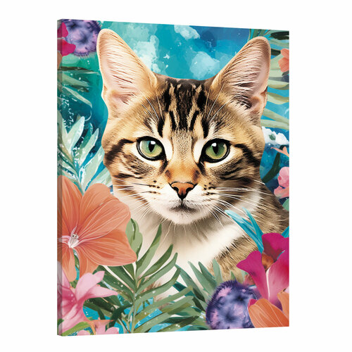 Интерьерная картина 50х70 "Кот"
