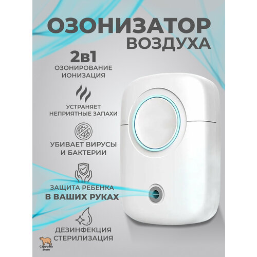Озонизатор воздуха/ Очиститель воздуха для дома/ Ионизатор/ Белый