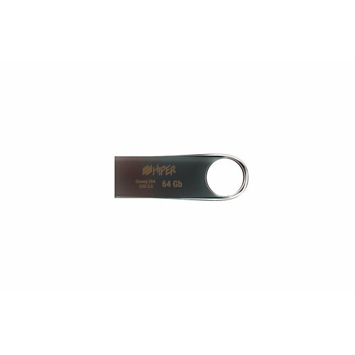 Флеш накопитель HIPER Groovy Z 64 Gb USB 3.0 серебристый