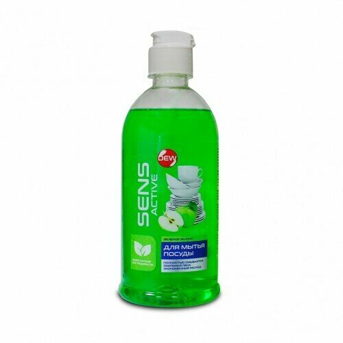 DEW Средство для мытья посуды Dew Fast clean Зеленое яблоко 0,5л