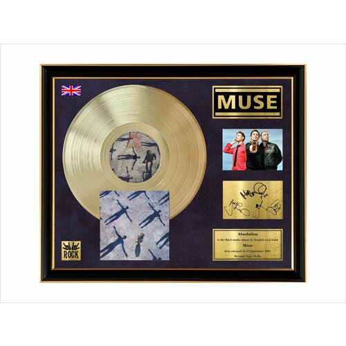 Картина с золотым диском Muse Absolution