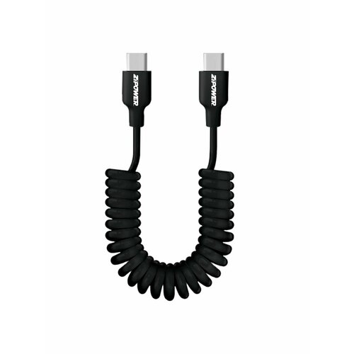 Zipower Спиральный кабель TYPE-C - TYPE-C, PM6737 / 1М