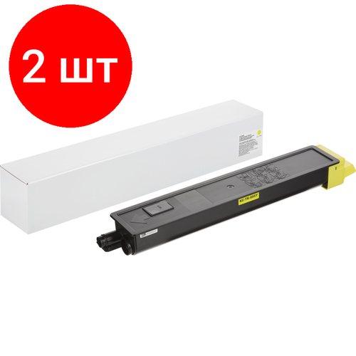 Комплект 2 штук, Тонер-картридж Retech TK-895Y жел. для Kyocera FS-C8020/8025/8520/8525