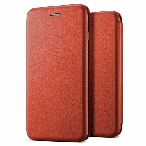 Чехол-книга боковая для Huawei P Smart (2021) красный