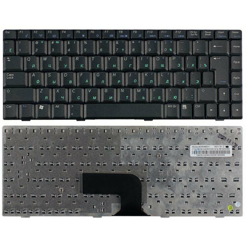 Клавиатура для ноутбука Asus 04GNA11KRUS3, русская, черная, версия 1