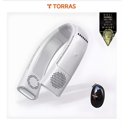 Torras Coolify 2 Вентилятор, шейный вентилятор, портативный кондиционер с функцией мгновенного охлаждения