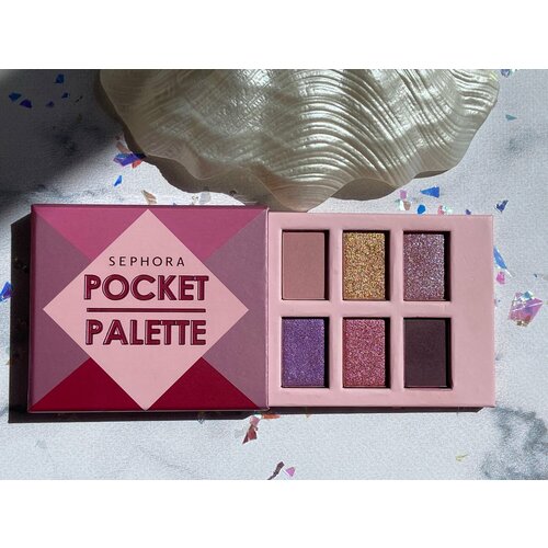 Sephora Pocket Palette палетка теней Plum Tones.