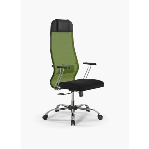 Кресло ErgoLife Sit 10 B1-111T - X2+UMF(X1) /Ub00/Wh00/T1bp-c(M09. B21. G18. W01) (Зеленое/Черное)