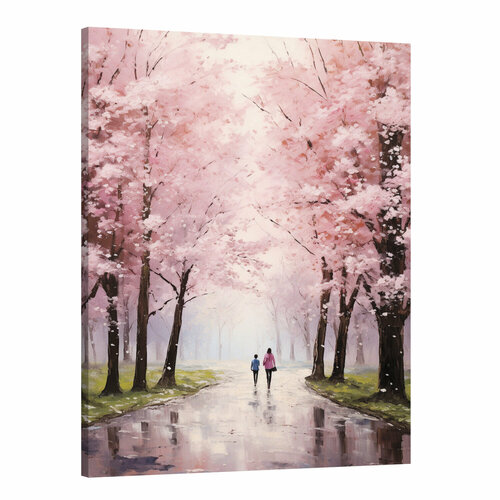 Интерьерная картина 50х70 "Весенний вальс"