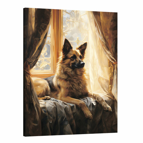 Интерьерная картина 50х70 "Собачья харизма"