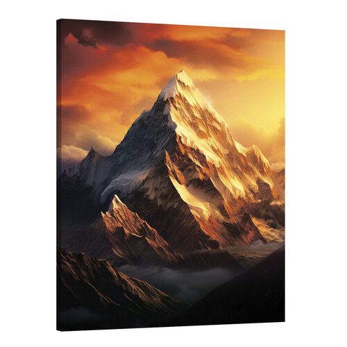 Интерьерная картина 50х70 "Пейзаж горы"