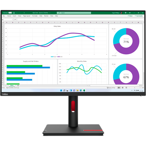 Монитор Lenovo ThinkVision P27q-30 (63A2GCR1CS)