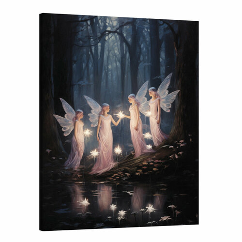 Интерьерная картина 50х70 "Легенда о волшебной фее"