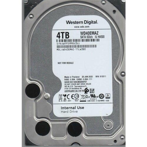 Внутренний жесткий диск Western Digital Red WD40EMAZ 4 Тб