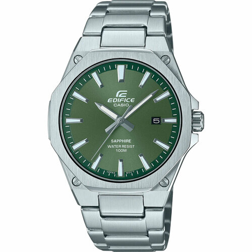 Наручные часы CASIO Edifice EFR-S108D-3A, зеленый, серебряный