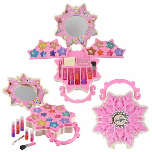 Набор косметики для девочек Зефирка сказочная серия в кейсе Розовый кристалл