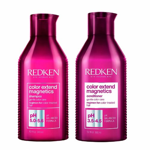 Redken Color Extend Magnetics Set - Набор для окрашенных волос (шампунь 300 мл, кондиционер 300 мл)
