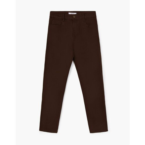 Джинсы  Gloria Jeans, размер 8-9л/134 (33), коричневый