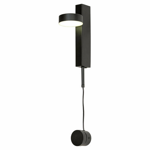Настенный светильник Lussole Bridgeport LSP-7044, LED, 5Вт, кол-во ламп:1шт, Черный
