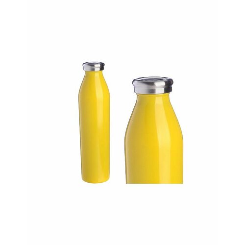 Термобутылка 600мл желтый (х20)