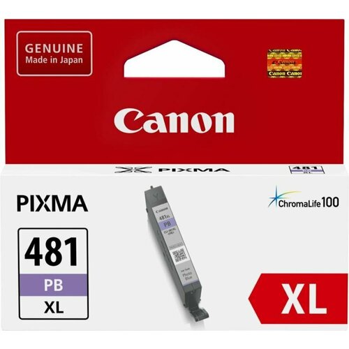 Картридж струйный Canon CLI-481XL PB 2048C001 фото голубой 8.3мл для Canon PixmaTS8140TSTS9140