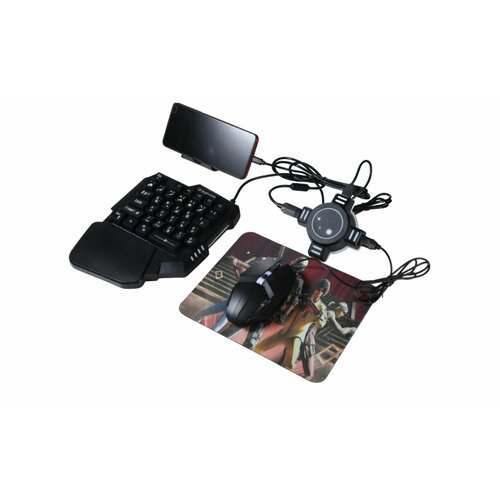 Комплект игровая мышь + клавиатура проводная игровой-комплект-для-смартфона