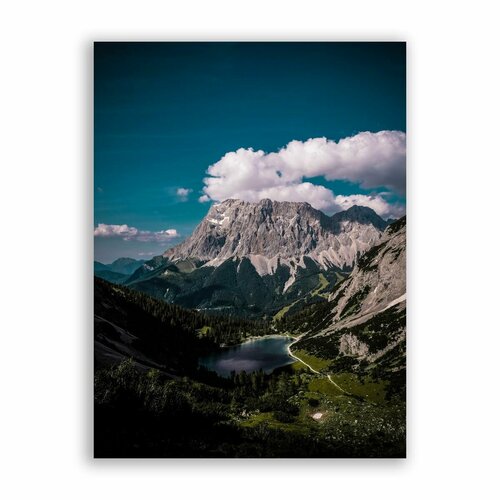 Постер, плакат на бумаге / Природа Австрии - Пейзаж / Размер 60 x 80 см