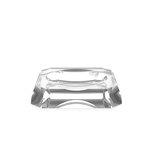 Мыльница настольная DECOR WALTHER KRISTALL, 12х12 см, прозрачный кристалл