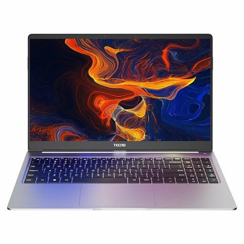 Ноутбук Tecno MEGABOOK T1 15.6", AMD R5-5560U, RAM 16 ГБ, SSD 1 ТБ, без ОС, галактический серебристый