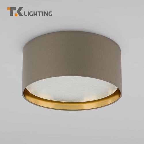 Люстра / Потолочный светильник TK Lighting 4404 Bilbao Beige Gold, цвет бежевый / золото, диаметр 45 см