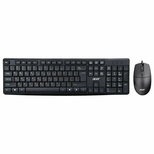 Клавиатура + мышь Acer OMW141 клав: черный мышь: черный USB
