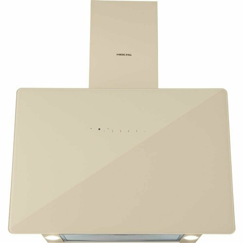 Вытяжка HIBERG VM 6091 Y, управление жестами, таймер, цвет бежевое стекло