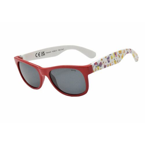 Солнцезащитные очки Invu K2302, красный, бордовый