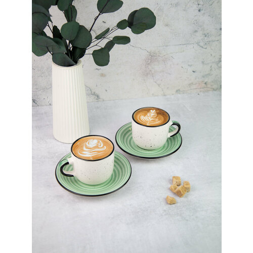 Чайный набор 2 персоны чашки и блюдца 191-27008-2
