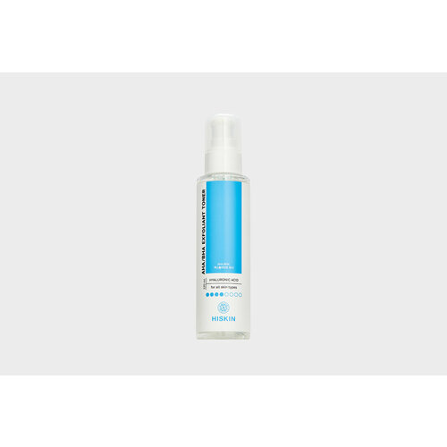 АНА/ВНА эксфолиант тонер для лица с гиалуроновой кислотой HISKIN, AHA/BHA Exfoliant Toner with Hyaluronic Acid 120мл