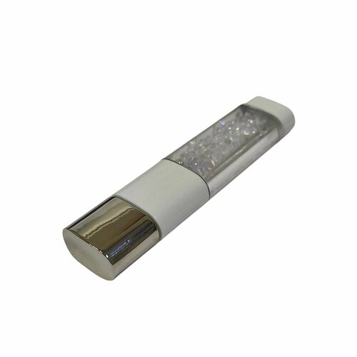 Подарочный USB-флеш-накопитель с кристаллами белый 32GB