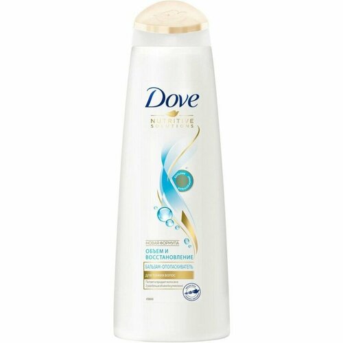 Бальзам-ополаскиватель Dove Hair Therapy Объем и восстановление для всех типов волос 350 мл