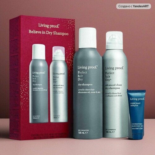 LIVING PROOF. Подарочный набор сухих шампуней BELIEVE IN DRY SHAMPOO KIT 198 мл