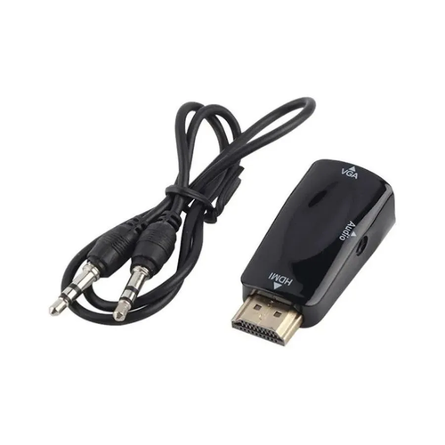 Переходник преобразователь HDMI-VGA с аудиовыходом