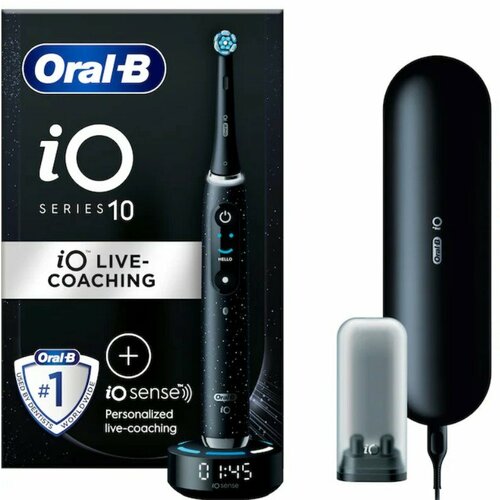 Электрическая зубная щетка Oral-B iO 10, черный