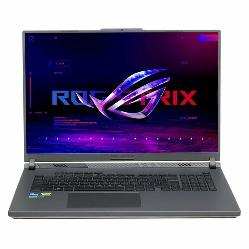 Ноутбук Asus ROG Strix G18 G814JVR-N6010 Intel Core i9 14900HX 1600MHz/18"/2560x1600/16GB/1024GB SSD/NVIDIA GeForce RTX 4060 8GB/Wi-Fi/Bluetooth/Без ОС (90NR0IF6-M000C0) Grey