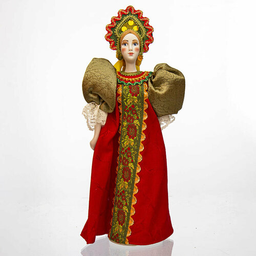 Сувенирная кукла из фарфора Яромила 26 см