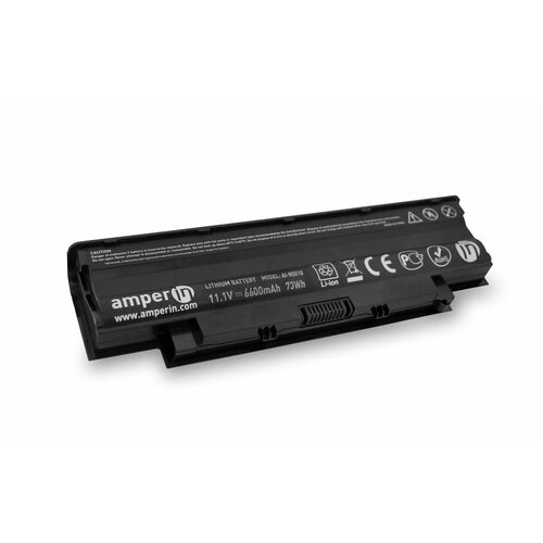Аккумуляторная батарея усиленная Amperin для ноутбука Dell Inspiron N3010 (6600mAh)