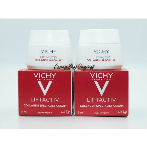 Vichy Liftactiv Collagen Specialist антивозрастной дневной крем для лица 2 шт*15 мл