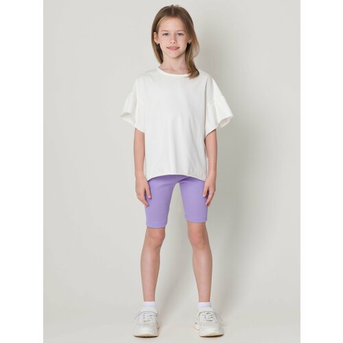 Комплект одежды FUN.TUSA, размер 128-134, лиловый, белый