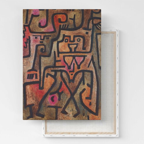 Картина на холсте, репродукция / Paul Klee - Forest Witches / Пауль Клее / Размер 30 x 40 см