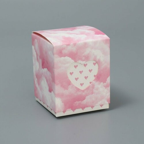 Коробка бонбоньерка «Розовые облака», 6 х 7 х 6 см (комплект из 45 шт)