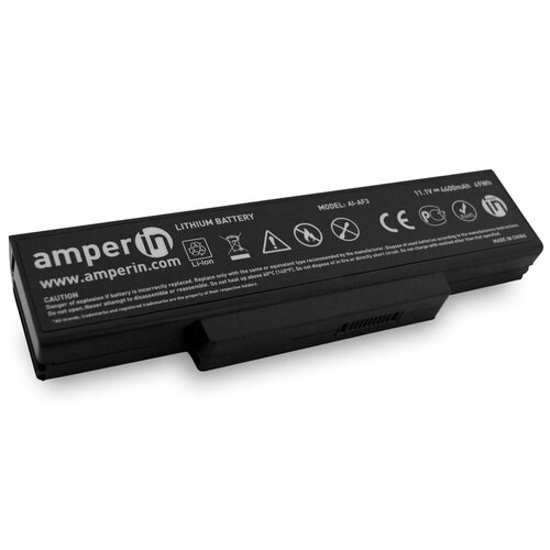 Аккумуляторная батарея Amperin для ноутбука Asus F3KA (4400mAh)